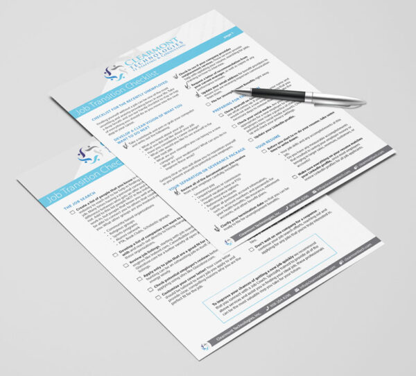 Job Transition Checklist Download - Clearmont Technologies